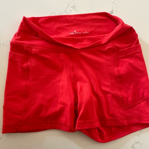 Gilly Hicks | Shorts | Hollister Gilly Hicks Red Bike Short 3 | Poshmark